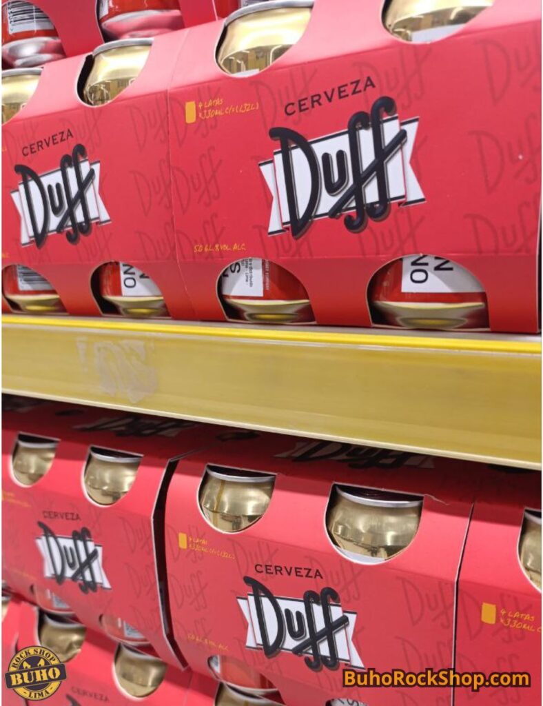 Cerveza DUFF Los Simpsons – BUHO.ROCK