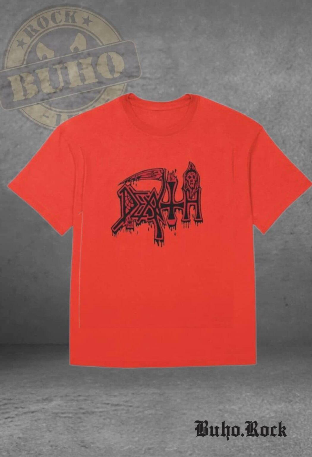 DEATH logo - BUHO.ROCK